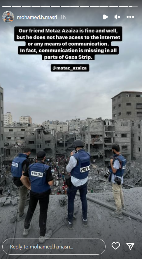 Social media prays that Palestinian photographer Motaz Azaiza is still ...